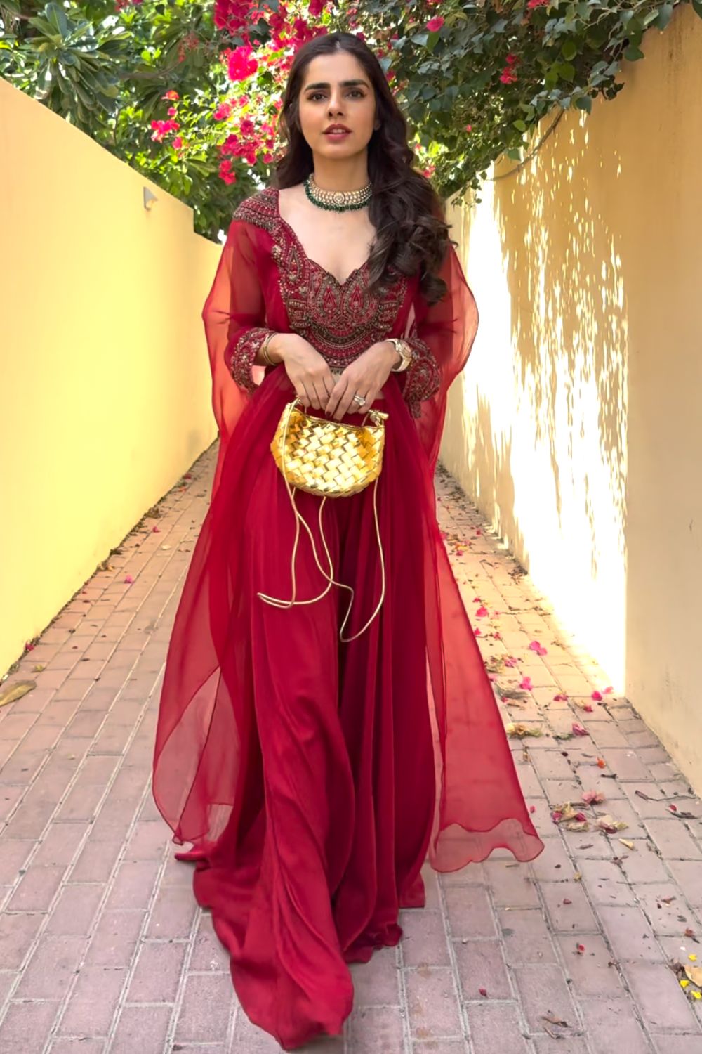 SHARNAMLI MEHRA IN OUR MARAVA KURTA SET – Ridhima Bhasin