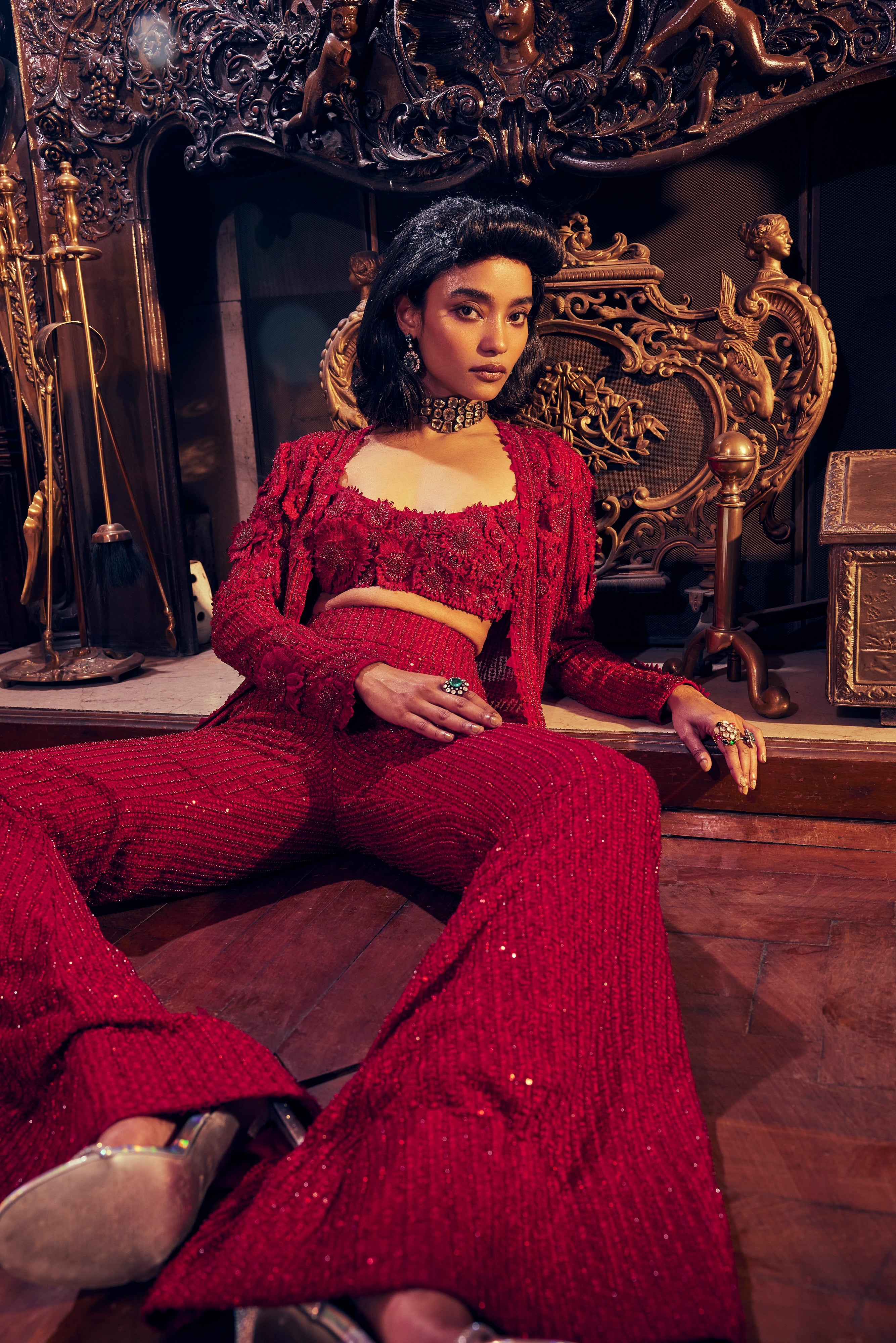 MEHRAM JACKET SET – Ridhima Bhasin